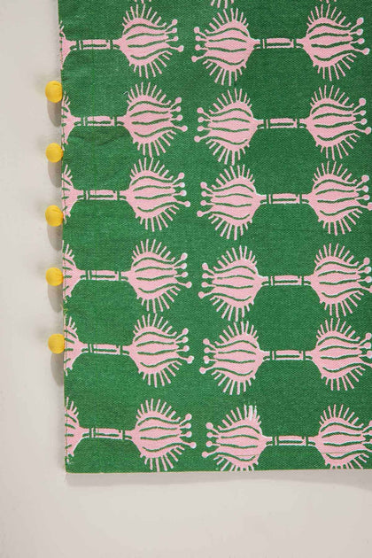 Buy Aphim Screen Printed Green Herringbone Cotton Table Mat Online ...