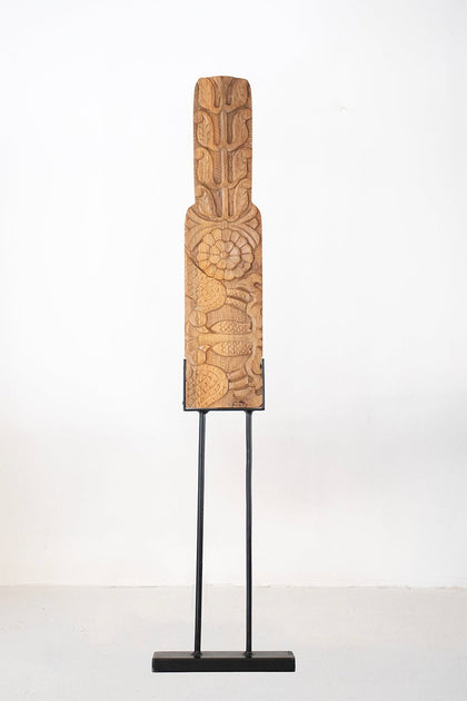 Buy Chyur Handcarved Neutral Teak Wood Floor Sculpture Online – Freedom ...