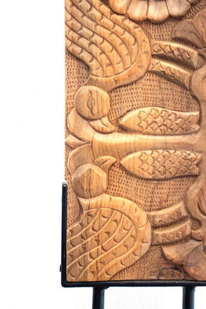 Buy Chyur Handcarved Neutral Teak Wood Floor Sculpture Online – Freedom ...