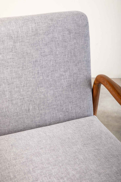 Mist Grey Upholstery Fabric Swatch | Freedom Tree