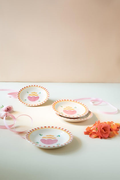 Buy Gypsy Rose Hand Painted Multi-Colored Ceramic Tapas Plate Online ...