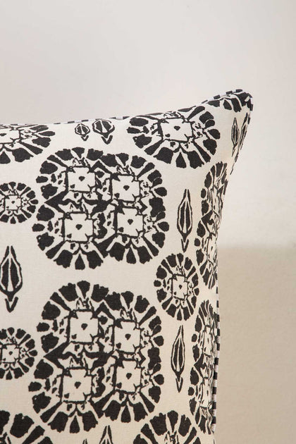 Buy Tamara Cotton Duck Black And White Cushion Cover Online – Freedom Tree