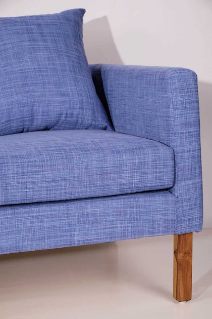 Drift Blue Raffia Upholstery Fabric | Freedom Tree