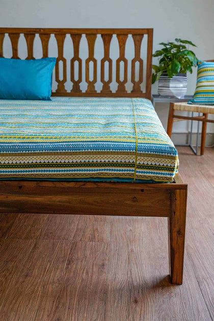 Buy Andaman Tropical Teak Wood Bed Online#N#– Freedom Tree