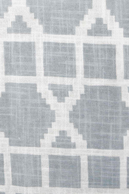 Buy Lattice Cotton Slub Grey Upholstery Fabric Swatch Online – Freedom Tree