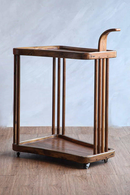 Buy Spindle Tropical Teak Wood Trolley Online – Freedom Tree